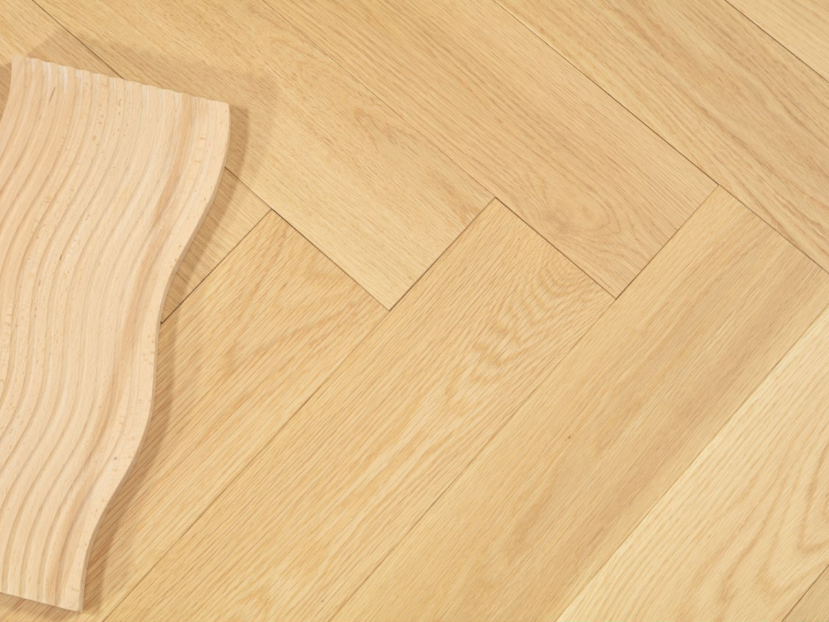 VIDAR Engineered Hardwood American Oak - Herringbone Milkyway – D & R ...
