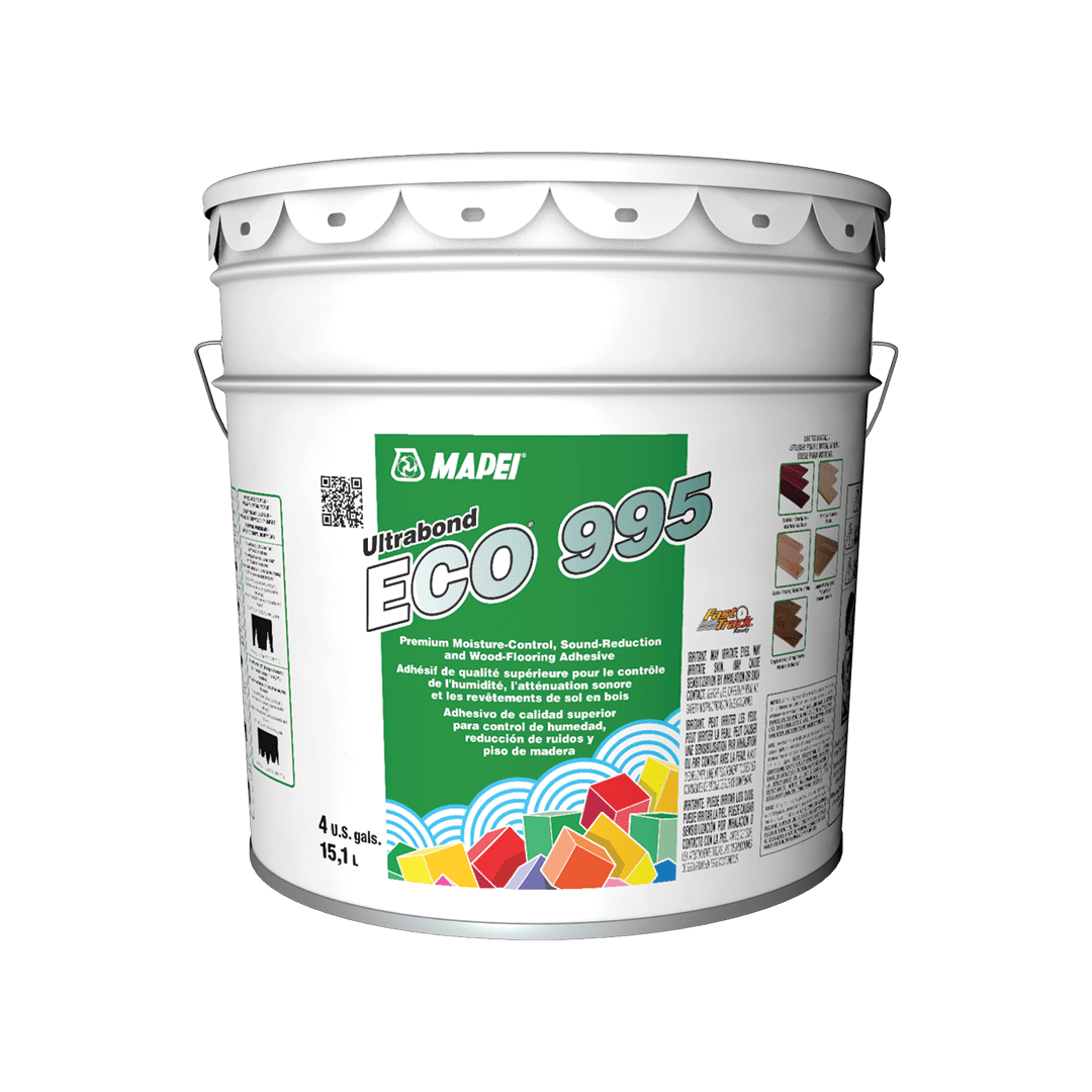 Mapei Ultrabond Eco 995 - Moisture-Control and Sound-Reduction Wood-Fl ...